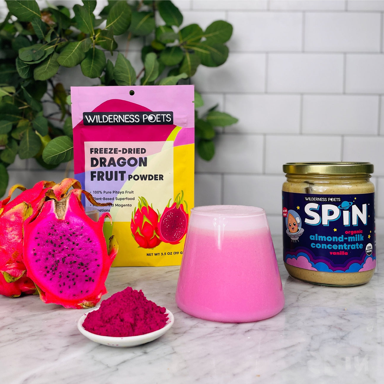 Freeze Dried Dragon Fruit Powder - Wilderness Poets