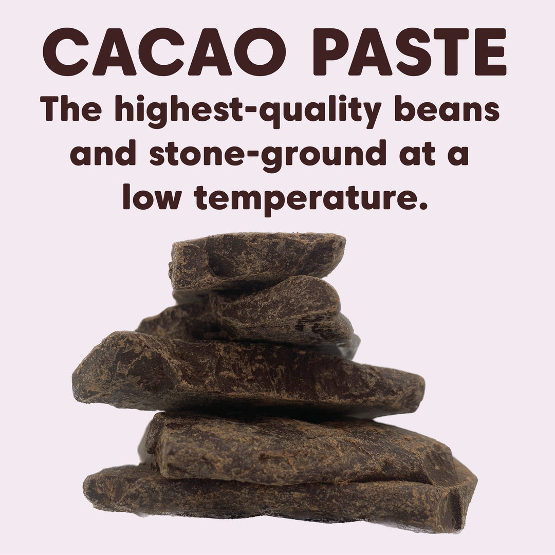 Wilderness Poets Cacao Paste - 100% Organic Raw Cacao - Multiple Sizes