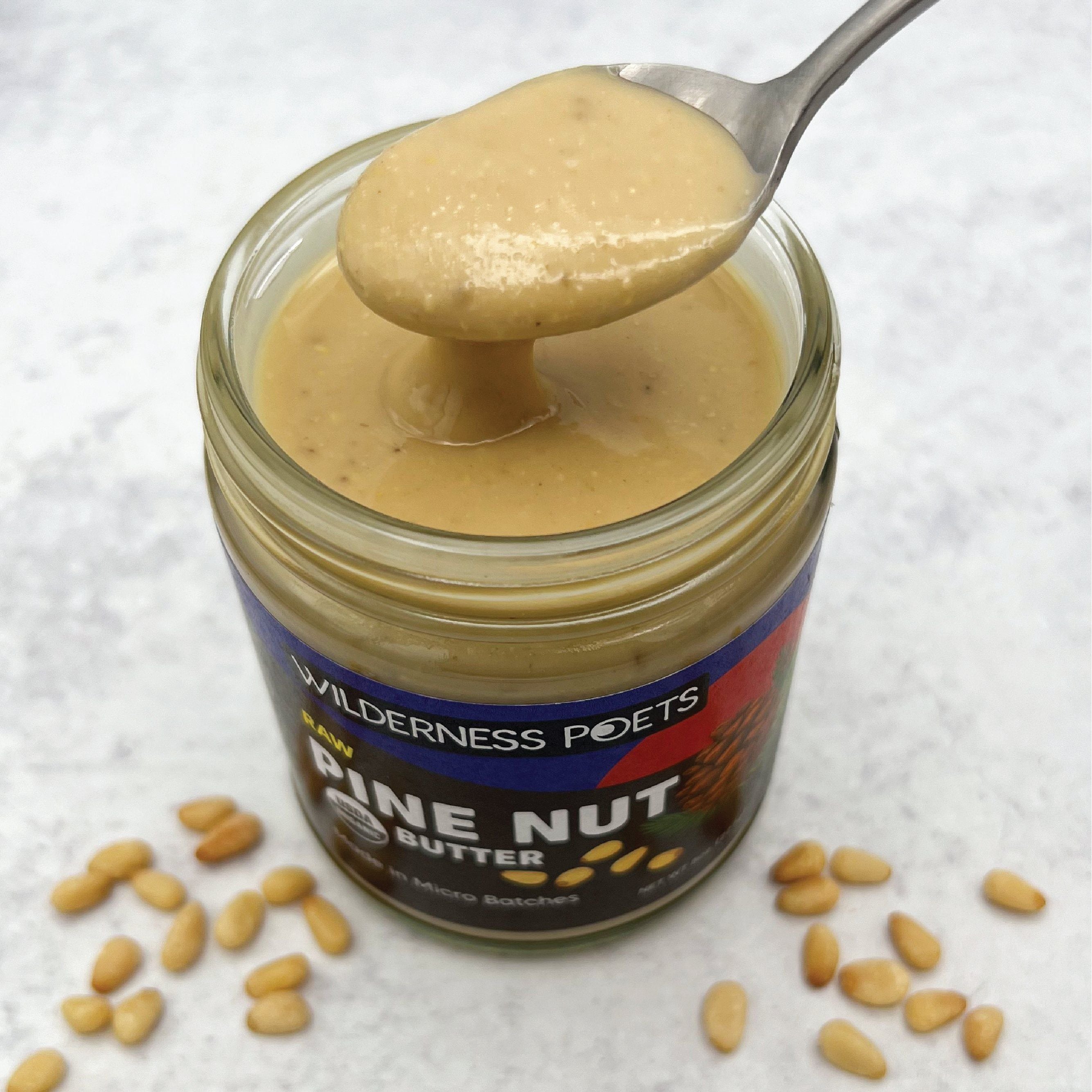 Organic and Raw Pine Nut Butter - Wilderness Poets